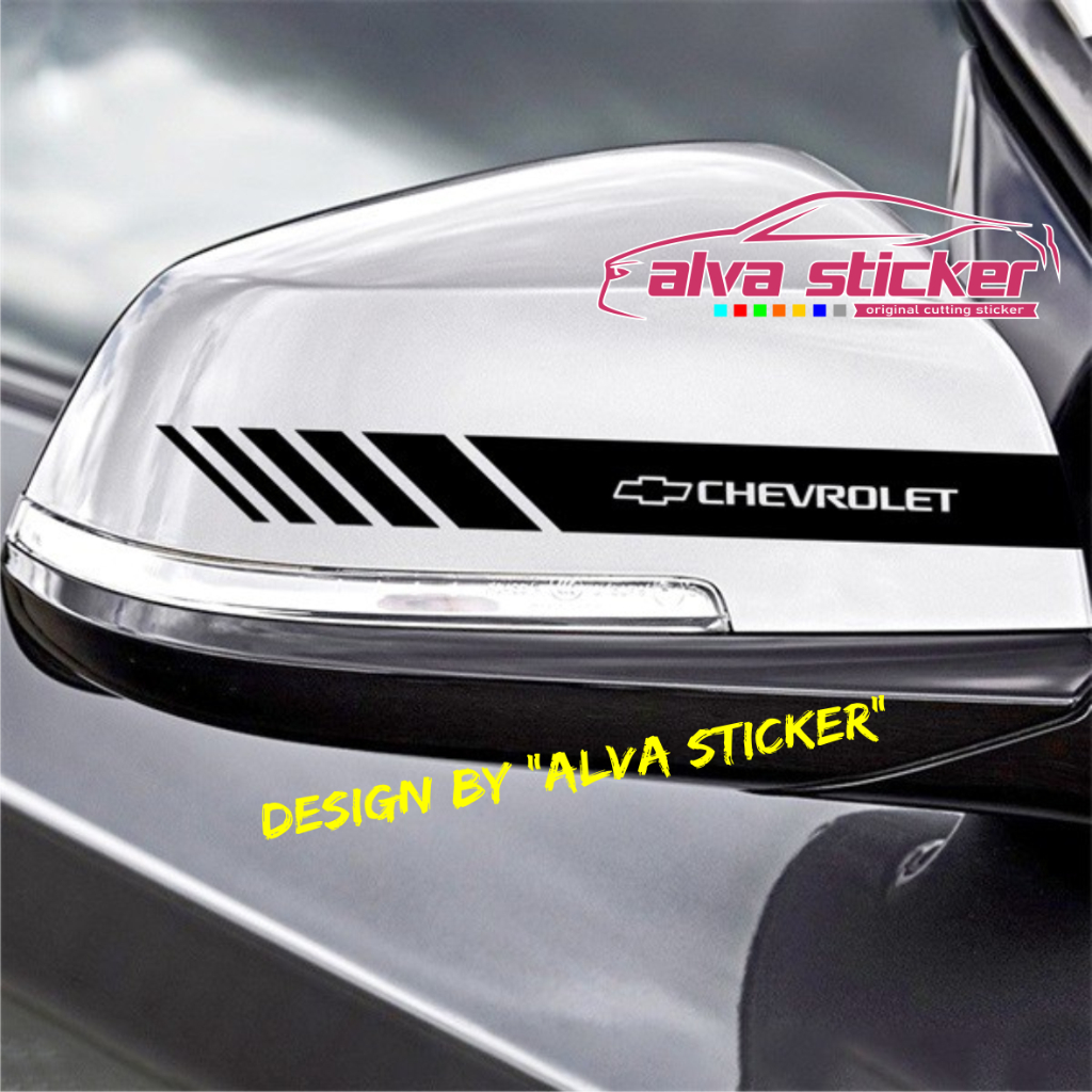 Jual sticker chevrolet stiker spion mobil chevrolet spin captiva spark ...