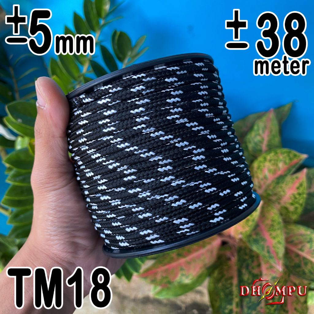 Jual Tali Prusik 3mm 5mm 6mm GOF49 Roll Bahan Polyester Motif | Shopee ...
