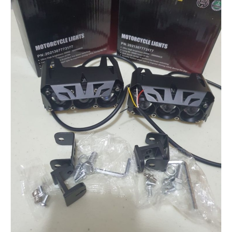 Jual Lampu tembak LED Laser D2 D3 Transformer 3 mata SGL 3 mata lensa ...