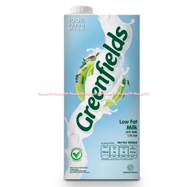 Jual Greenfields Low Fat Milk 1000ml Susu Cair Putih Rendah Lemak Green ...