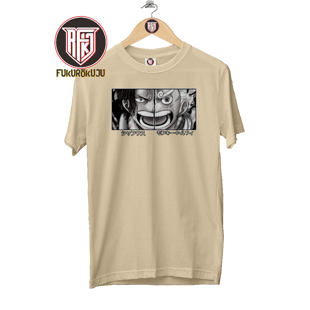 Jual Fukurokuju Kaos Distro Anime One Piece Luffy His Trans Form Cotton ...
