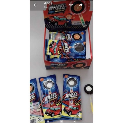 Jual Permen Cemilan Snack Roda Ban Mobil Mainan Menyala Bisa Nyala ...