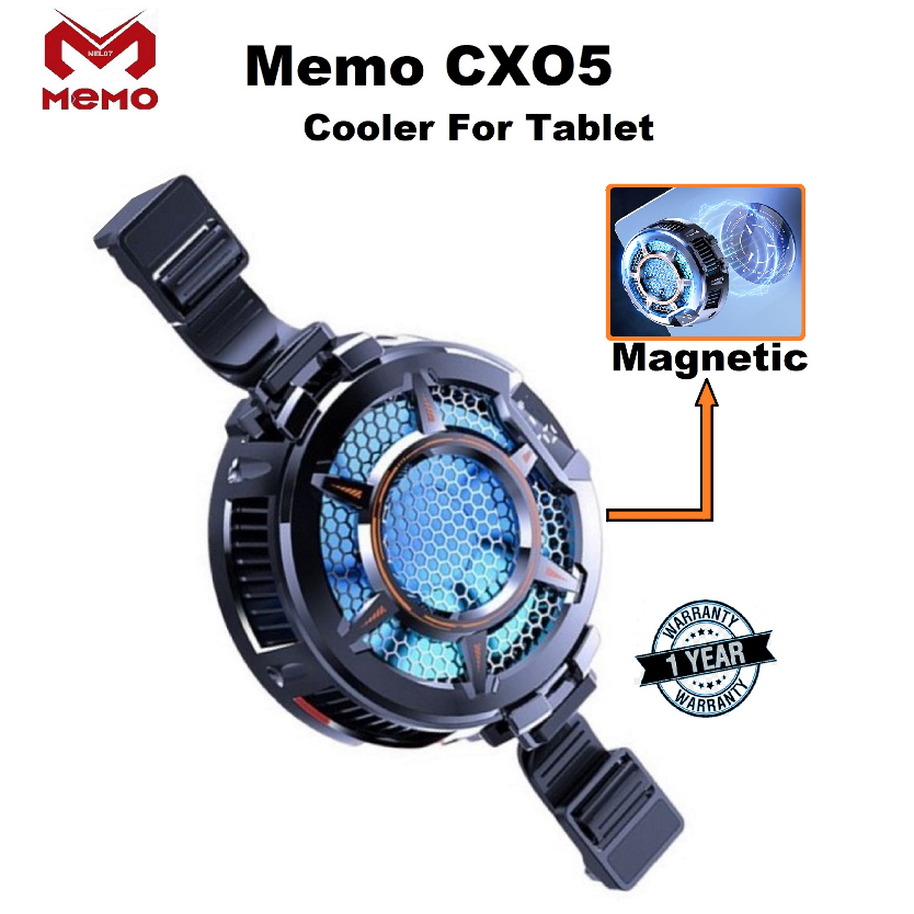 Jual Memo CX05 Magnetic And Strap Tablet Cooler Cooling Fan Gaming Tablet Kipas Pendingin Tablet ...
