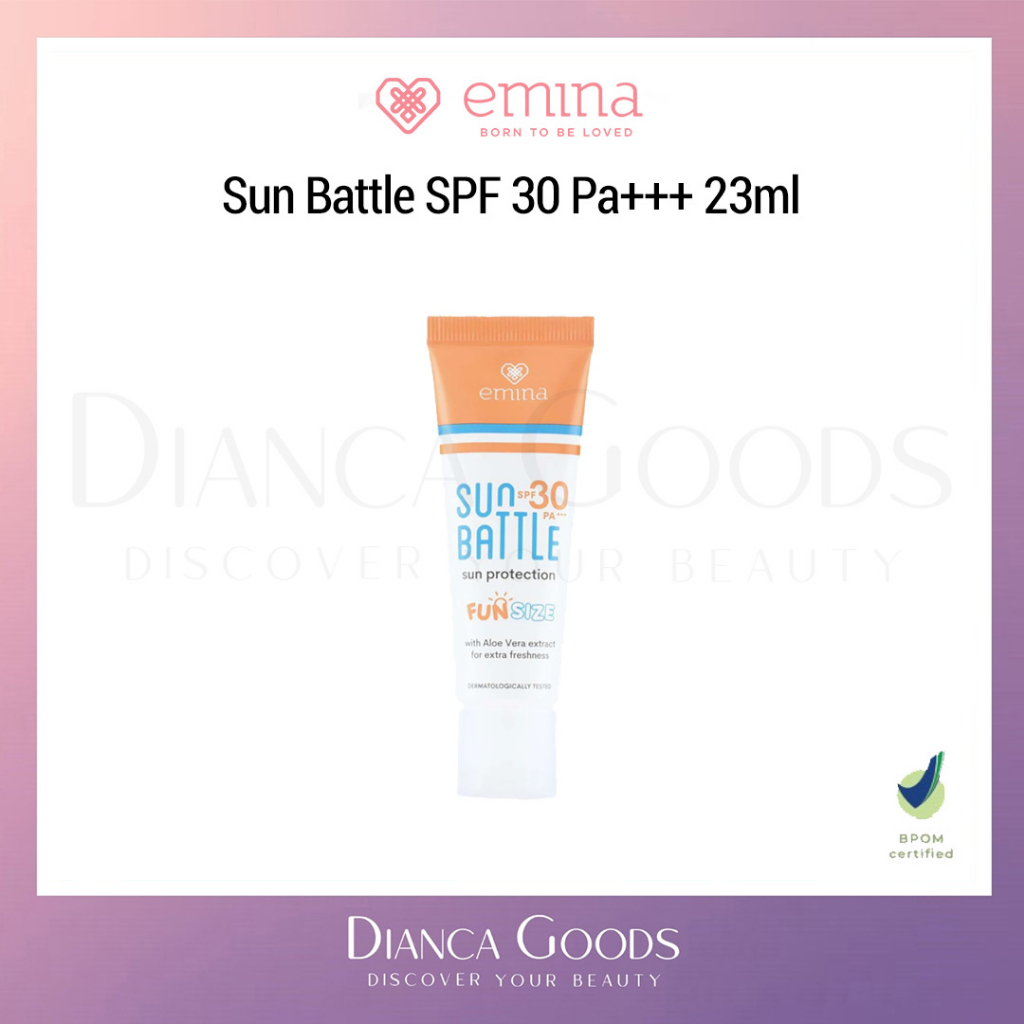 Jual EMINA Sun Battle SPF 30 PA+++ 23ml - Dianca Goods BKL | Shopee ...