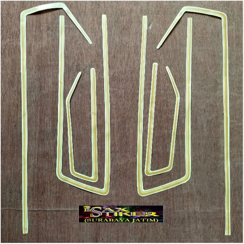 Jual Striping Original Honda GL 100 cacing kuning gold jadul tahun ...