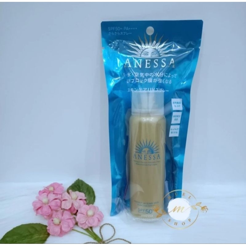 Jual Anessa Perfect UV Sunscreen Skincare Spray SPF 50 PA ++++ 60 gr ...
