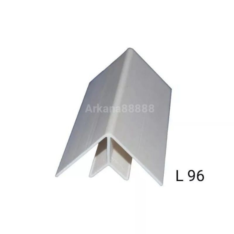 Jual lis plafon /list plafon pvc / sambungan siku L penutup | Shopee Indonesia