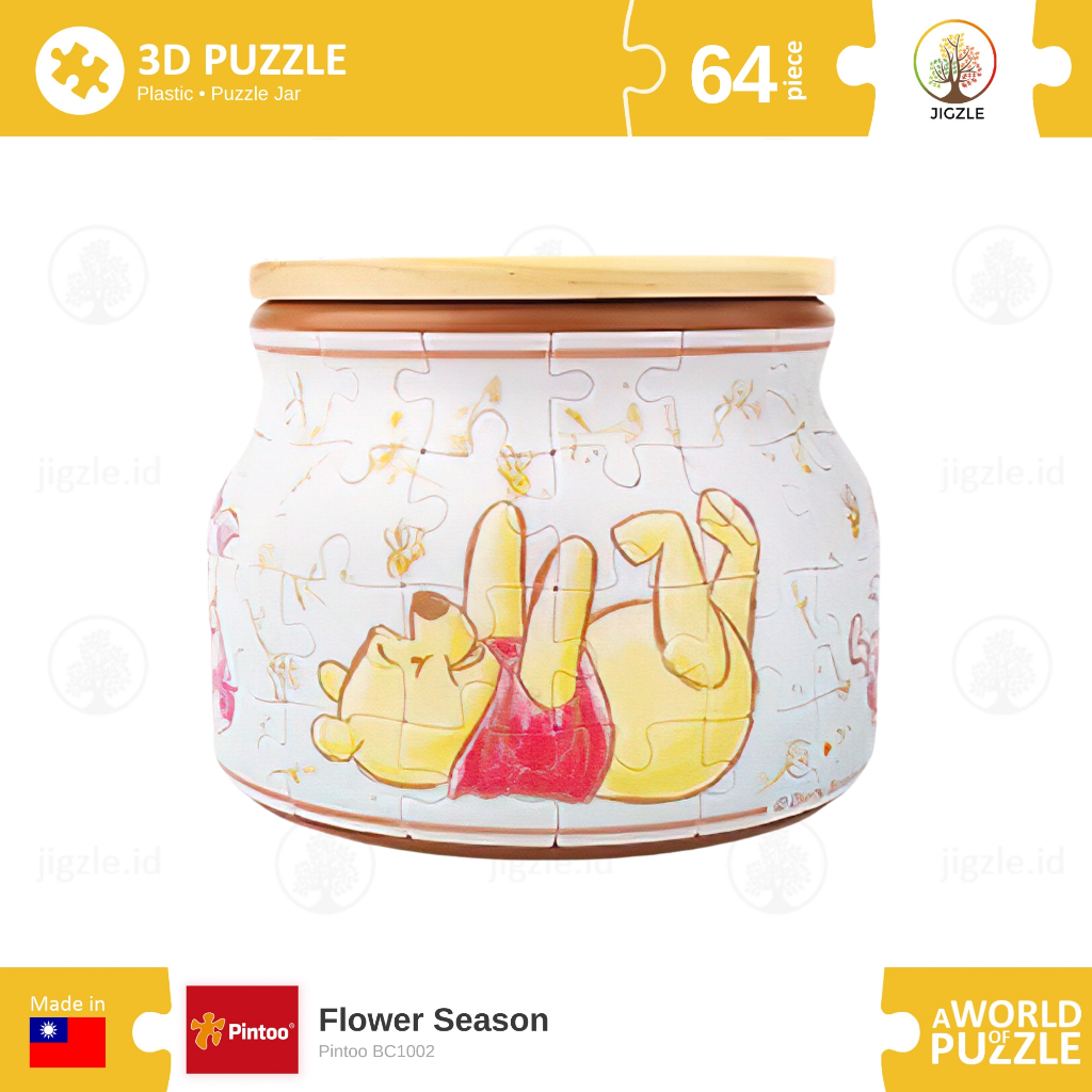 Jual Pintoo BC1002 Disney - Winnie the Pooh - Flower Season 3D Puzzle ...