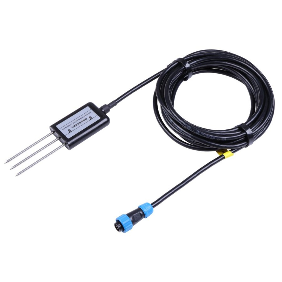 Jual Industrial Soil Moisture Temperature Sensor MODBUS-RTU RS485 | Shopee Indonesia