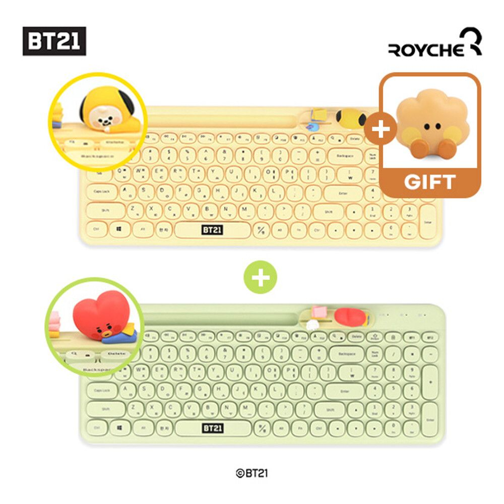Jual *[PO] BT21 Little Buddy Keyboard Nirkabel Bluetooth Multi Pairing ...