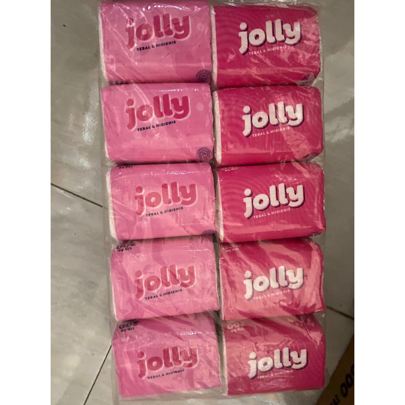 Jual Tissu Jolly pop up 200 sheets 1 bal isi 10 pack | Shopee Indonesia