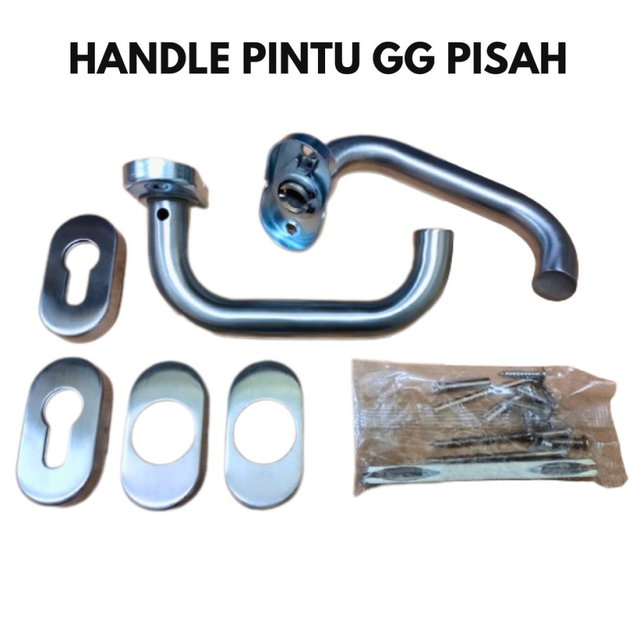 Jual KUNCI PINTU GG PISAH RING OVAL/Handle Gagang Kunci Pintu Pisah ...