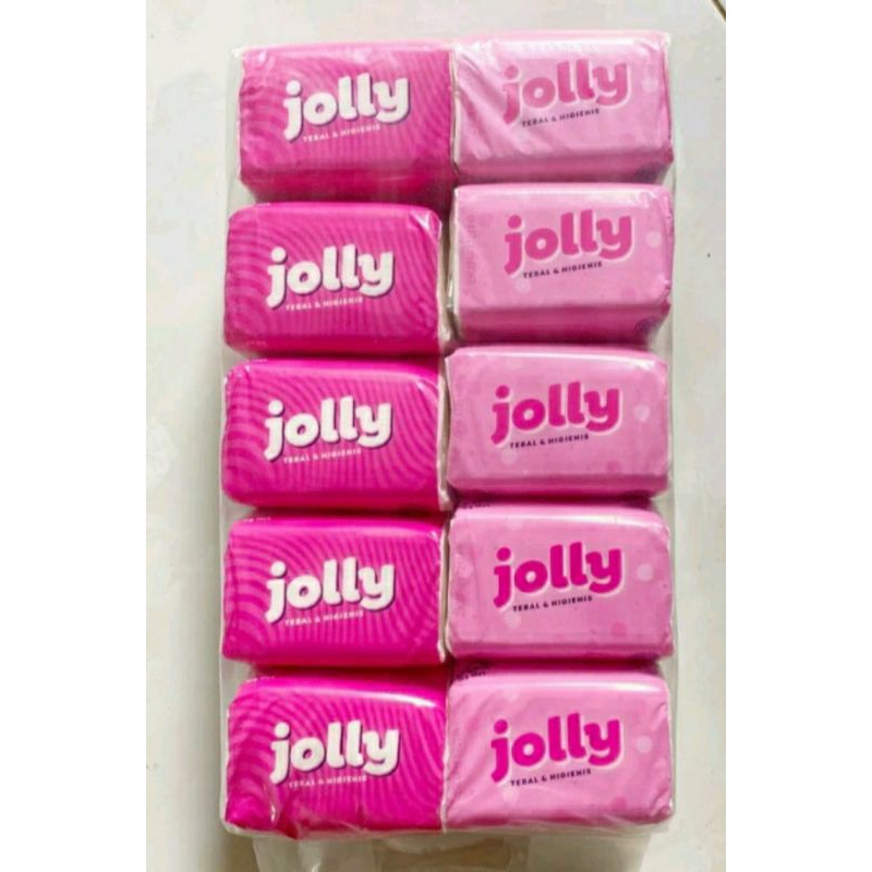 Jual Tissue Jolly Pop Up / Jolly Kecil 200 Lembar Isi 10 Pcs | Shopee ...