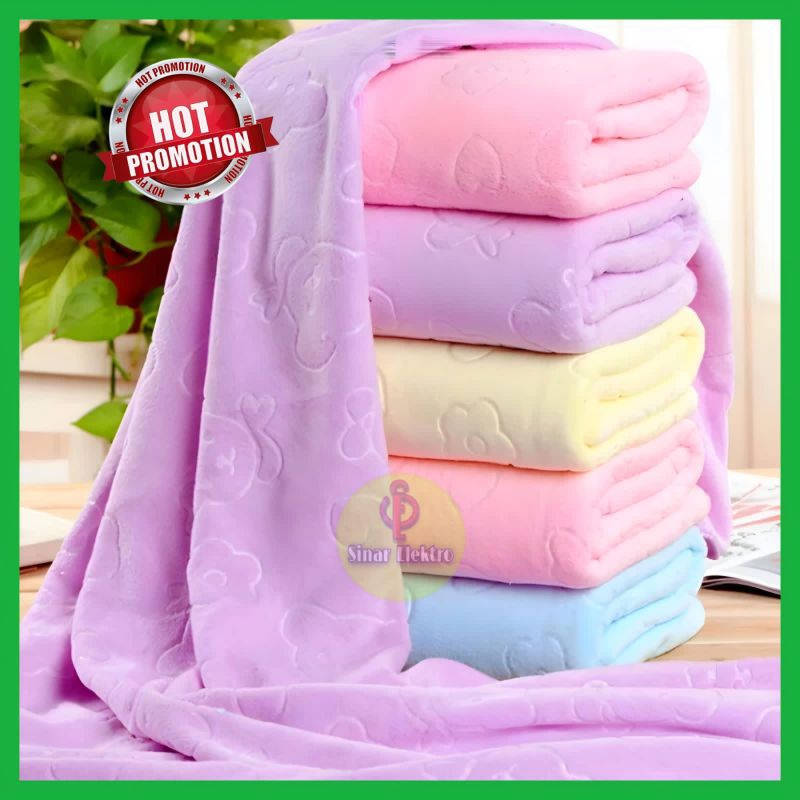 Jual HANDUK MANDI BESAR dan KECIL MICROFIBER POLOS UKURAN 70 cm x 140 ...
