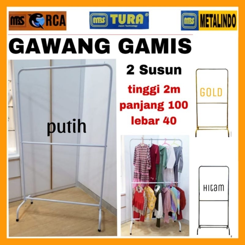 Jual Gawang Display Gamis 2 Susun Gawang Ekea Display Baju | Shopee ...