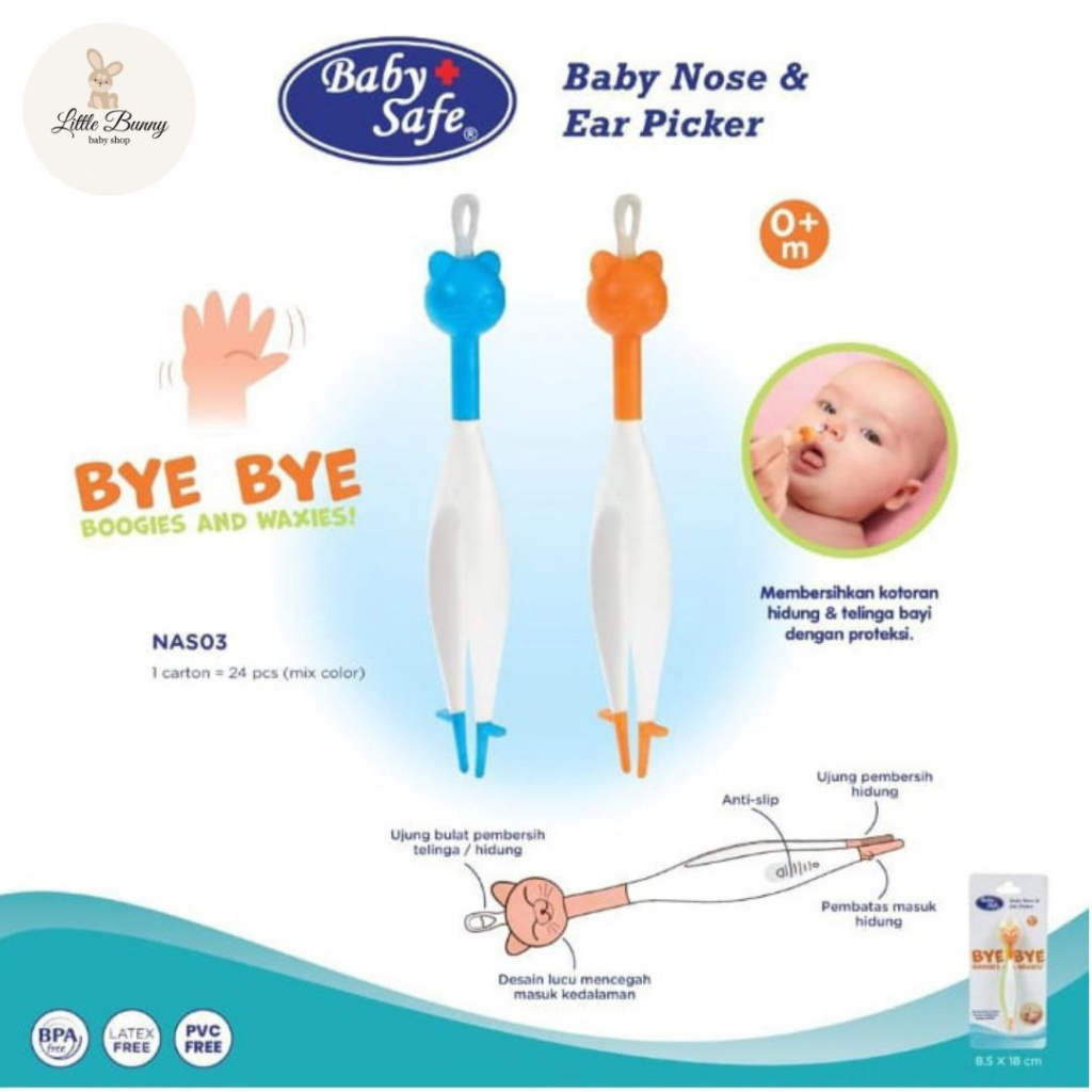 Jual Baby Safe Baby Nose & Ear Picker | Booger Tool | Alat Ambil Upil ...