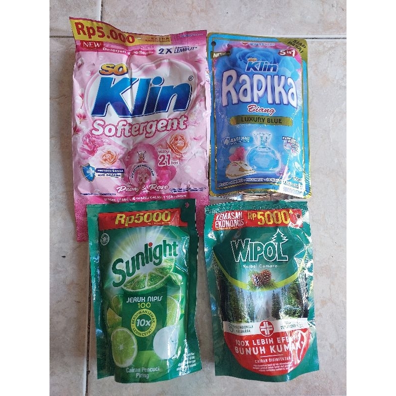 Jual paket serba 5000 ( 4 item ) | Shopee Indonesia