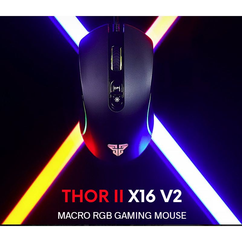 Jual Mouse Gaming Fantech Thor X16 v2 Rgb/Mouse Gaming Macro | Shopee ...