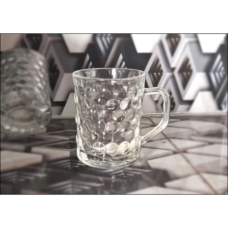 Jual 6 PCS GELAS KOPI BAHAN BELING,BAHAN TEBAL MODEL SEPERTI DI FOTO ...