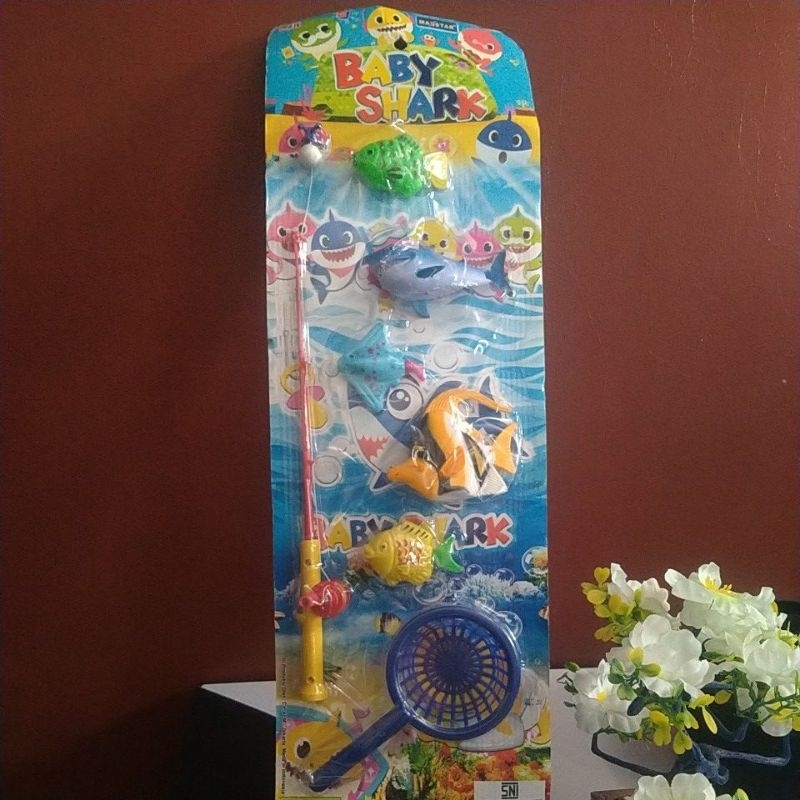 Jual Mainan anak pancingan ikan BABY SHARK dududu Magnet | Shopee Indonesia