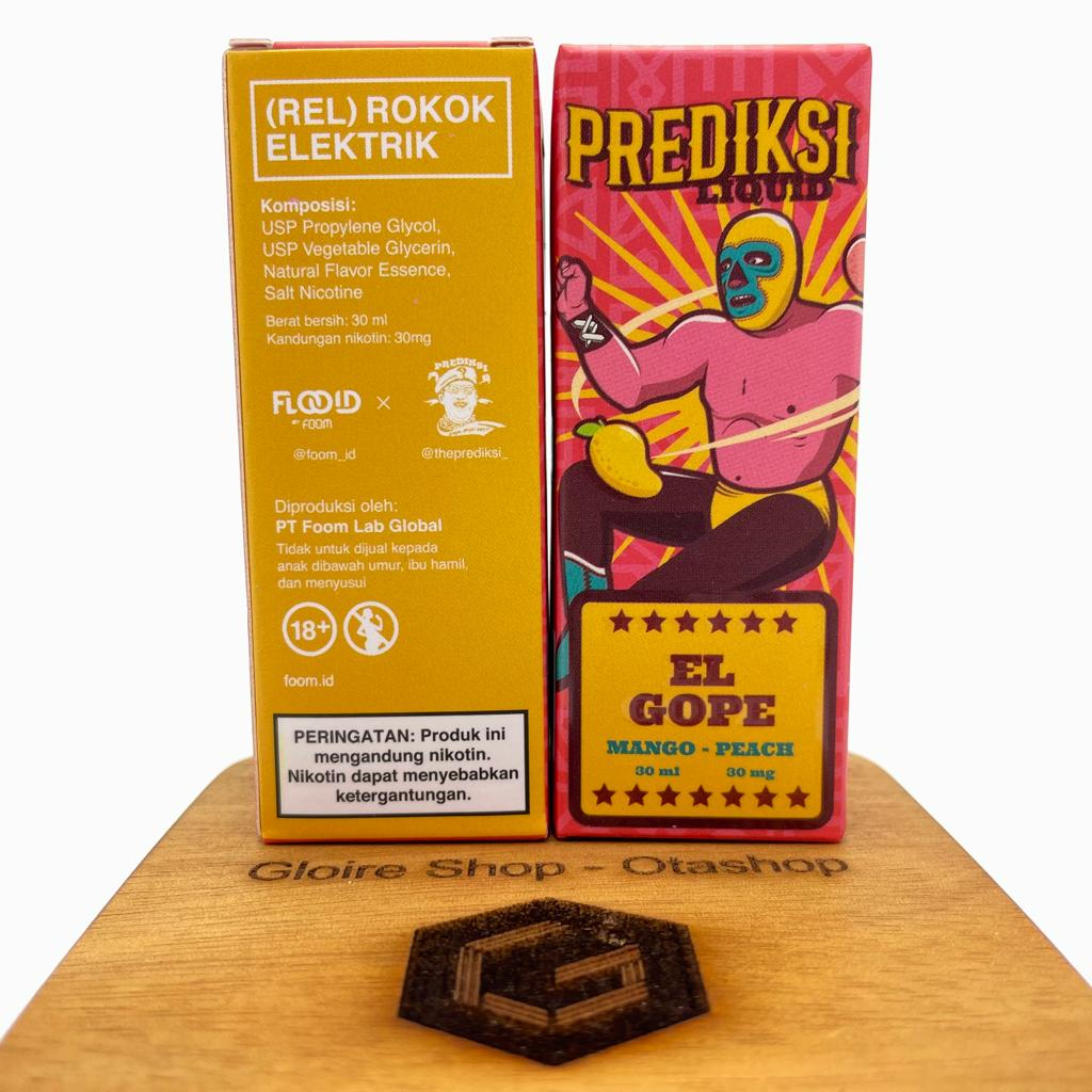 Jual Foom Prediksi Series EL GOPE Mango Peach 30ML 30MG Liquid Pods ...