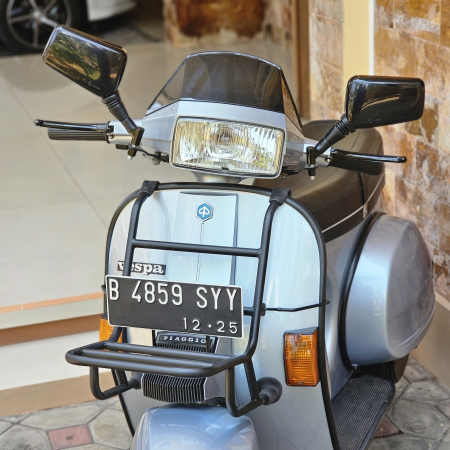 Jual Rak Depan Frontrack Vespa Excel Exclusive Px Model Lizmo Black ...