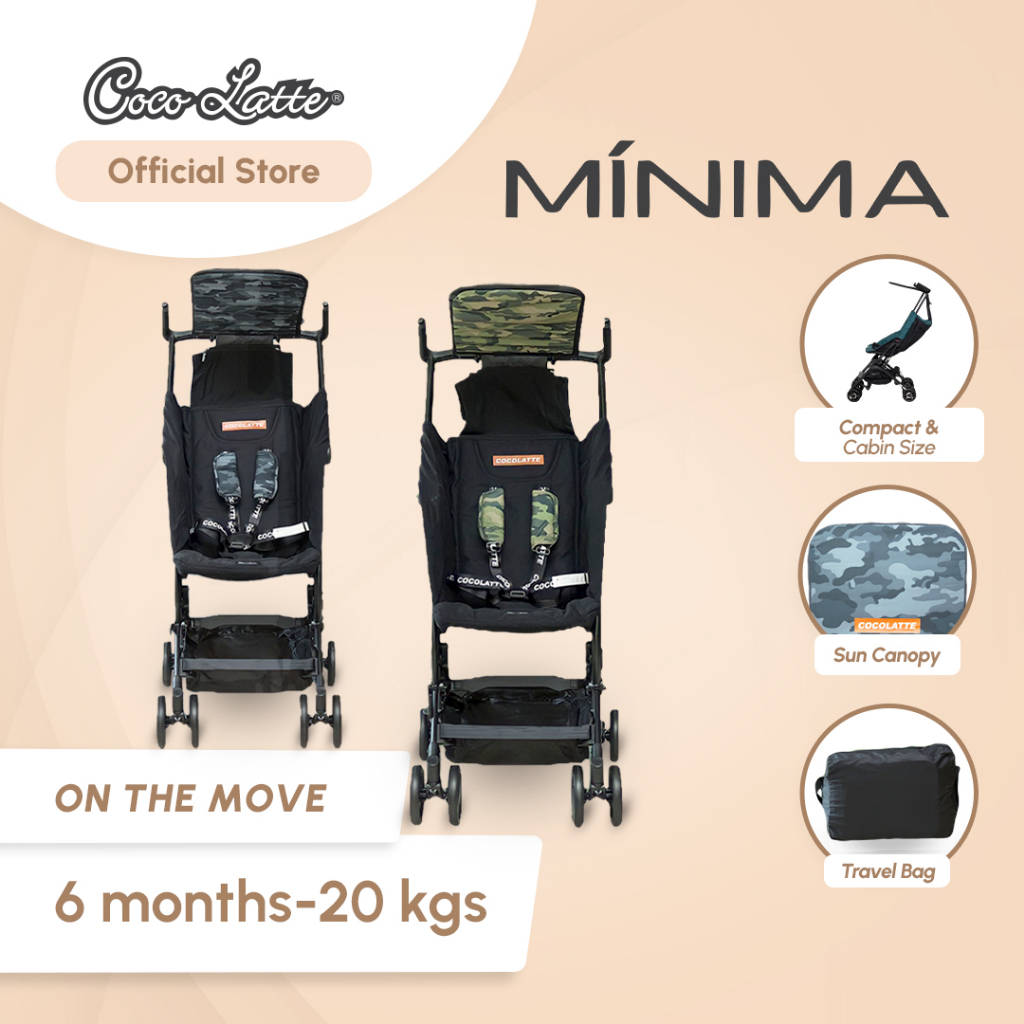 Jual COCOLATTE Minima Camo Stroller | Shopee Indonesia