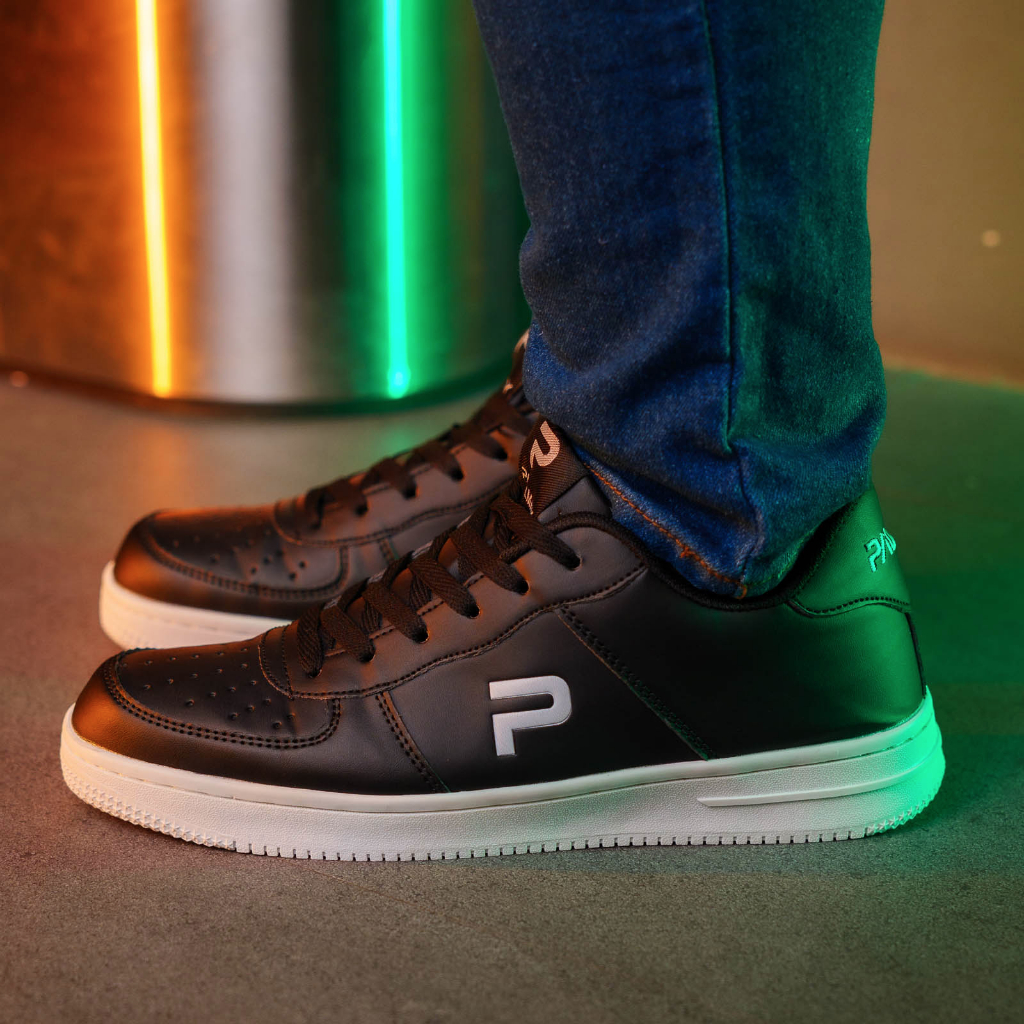 Jual PAULMAY - Sepatu Sneakers Pria Denver - Black White | Shopee Indonesia