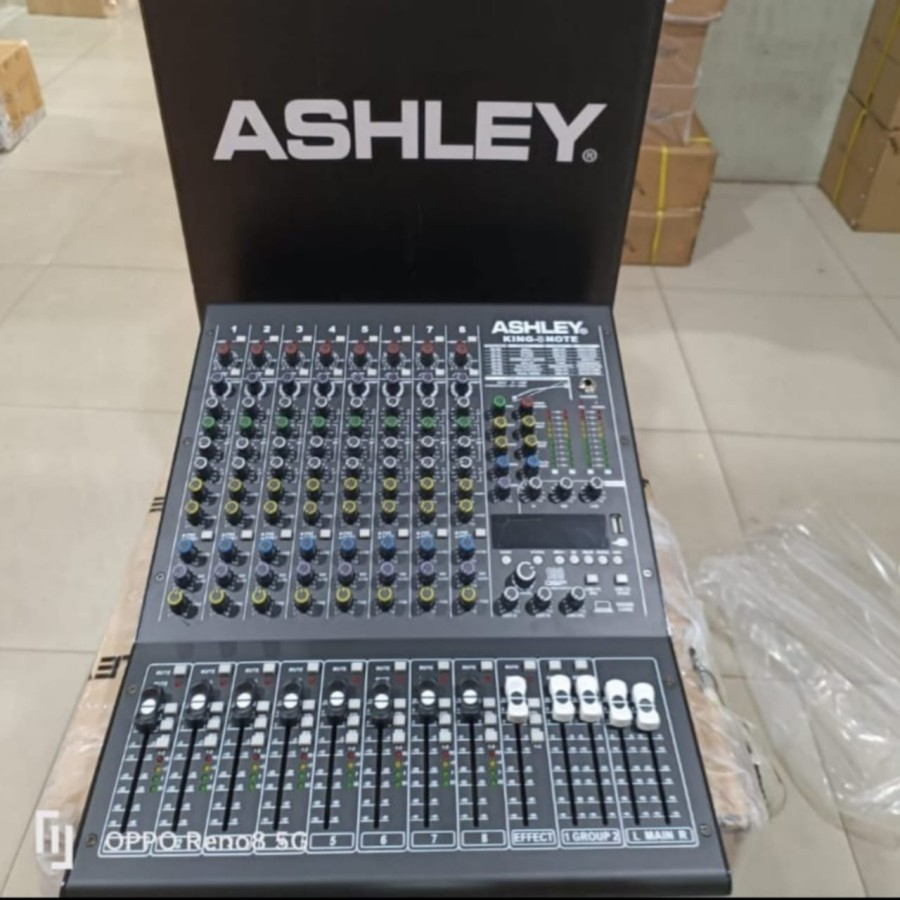 Jual Mixer Ashley King 8 note Original 8 Channel Multi Effect 199 Dsp ...