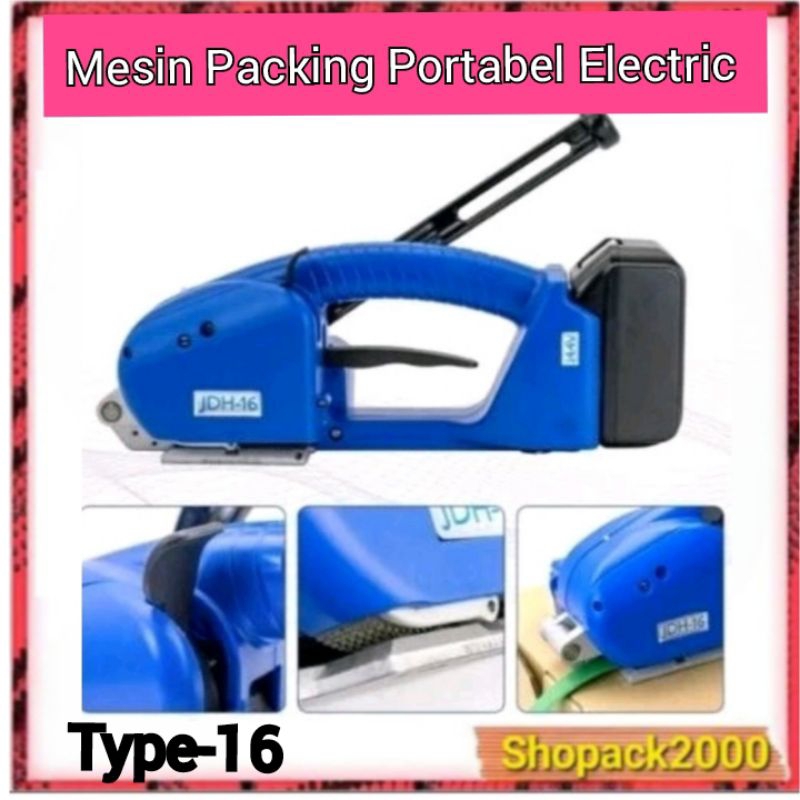 Jual Mesin Strapping Alat Packing Electric Strapping Machine Handle ...