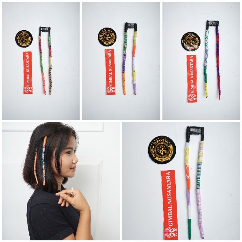 Jual Hair Clip Warna Pin Rambut Palsu Kekinian | Shopee Indonesia