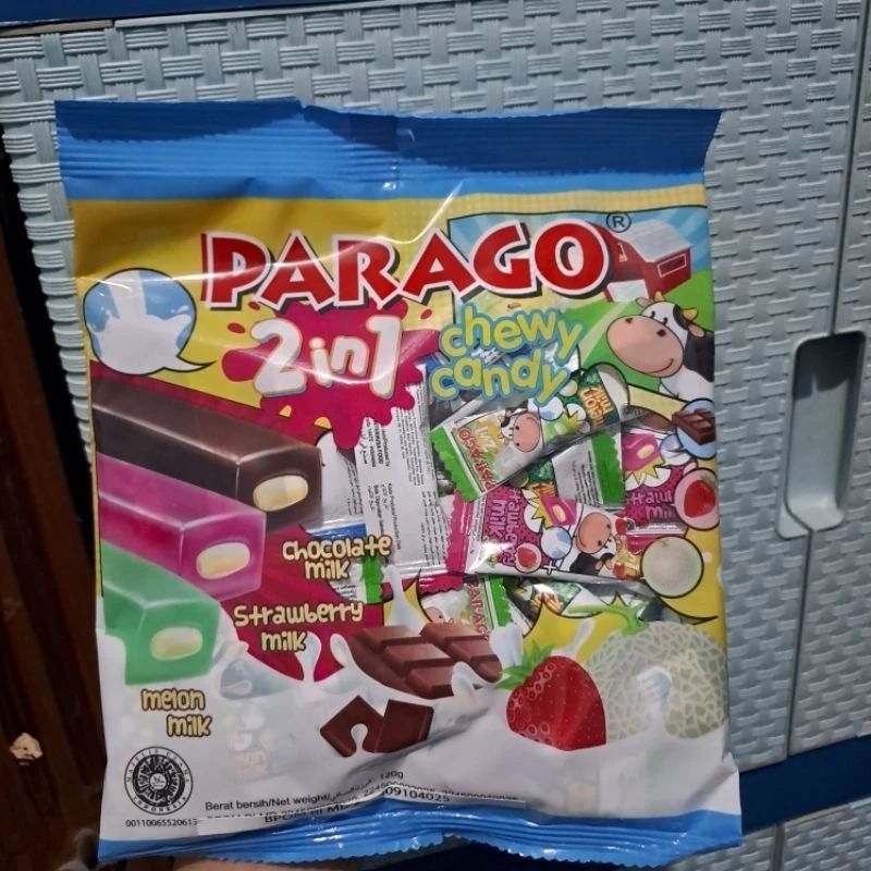 Jual PERMEN PARAGO 2in1 assorted kembang gula lunak rasa susu buah ...