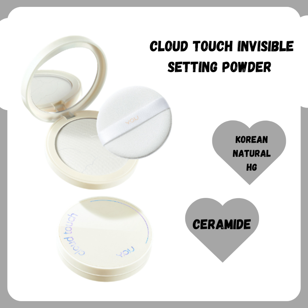 Jual You Cloud Touch Invisible Setting Powder | Oil Control | No Sebum | Bedak Wajah | Shopee ...