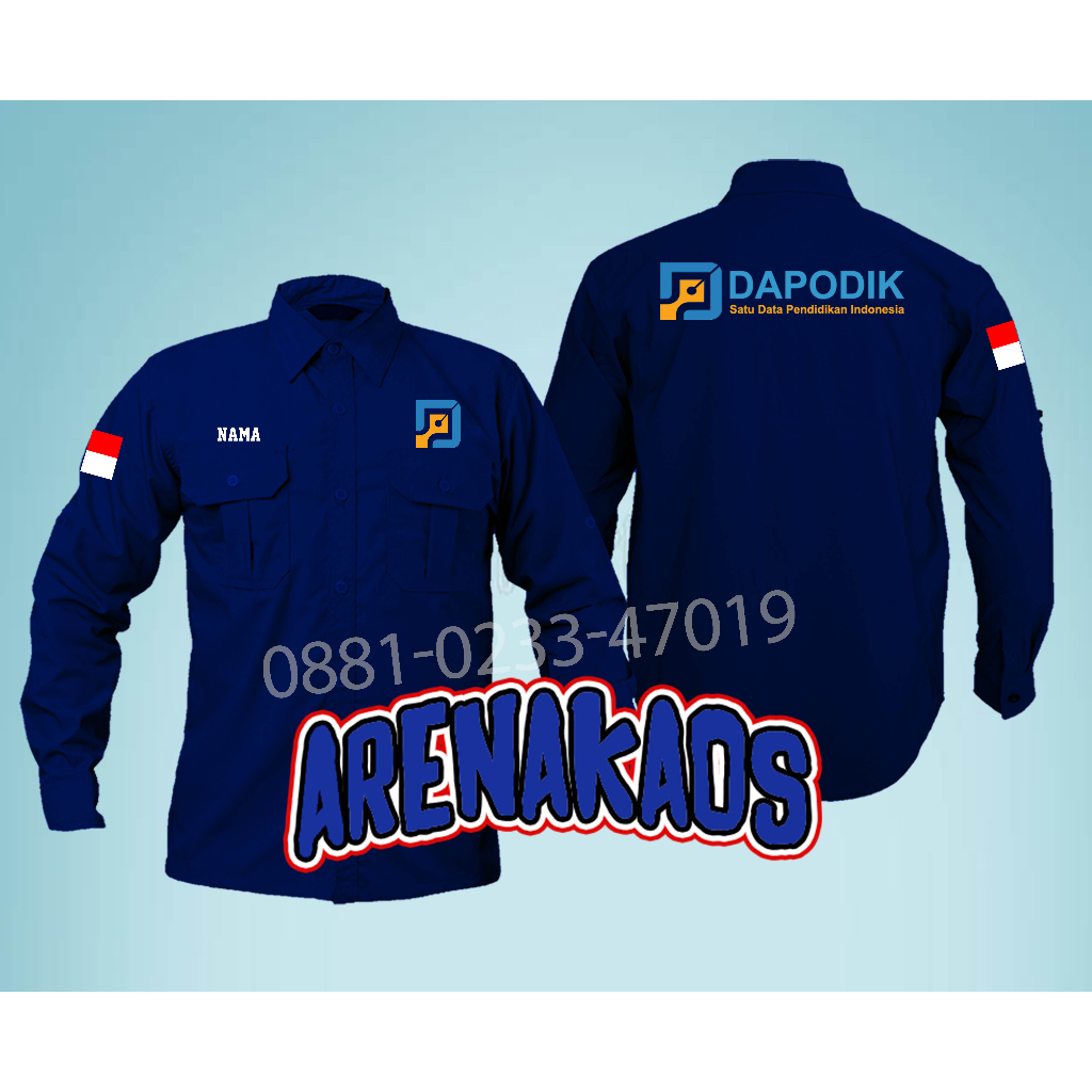 Jual KEMEJA PDL PDH LENGAN PANJANG OPERATOR DAPODIK OPERATOR SEKOLAH ...