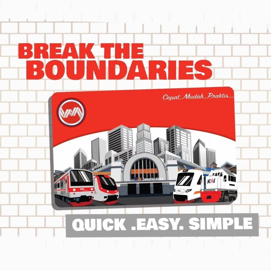 Jual KMT COMMUTERLINE - BREAK THE BOUNDARIES | KRL LRT JABODETABEK ...