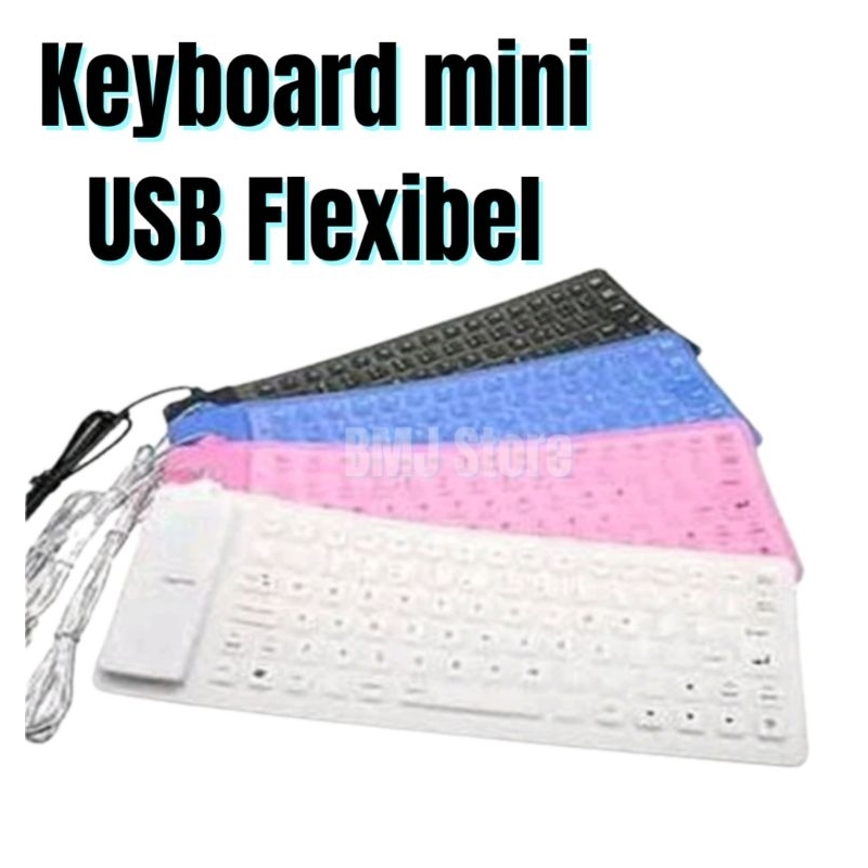 Jual Keyboard Karet Lipat Gulung Mini USB Fleksibel flexible | Shopee ...