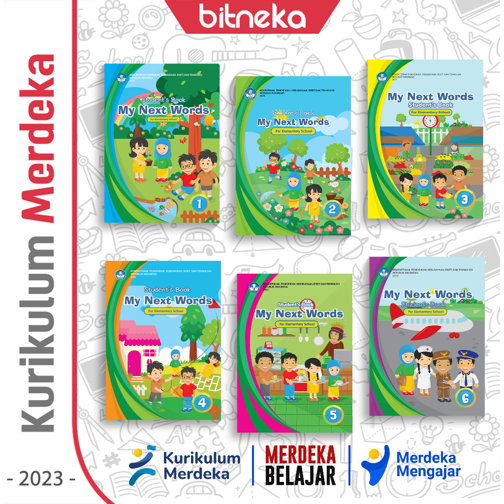 Jual Buku Siswa Bahasa Inggris : My Next Words SD/MI Kurikulum Merdeka - KEMDIKBUD | Shopee ...