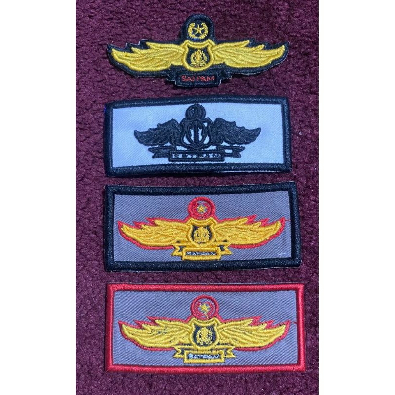 Jual Logo Wing atribut Satpam bordir timbul | Shopee Indonesia