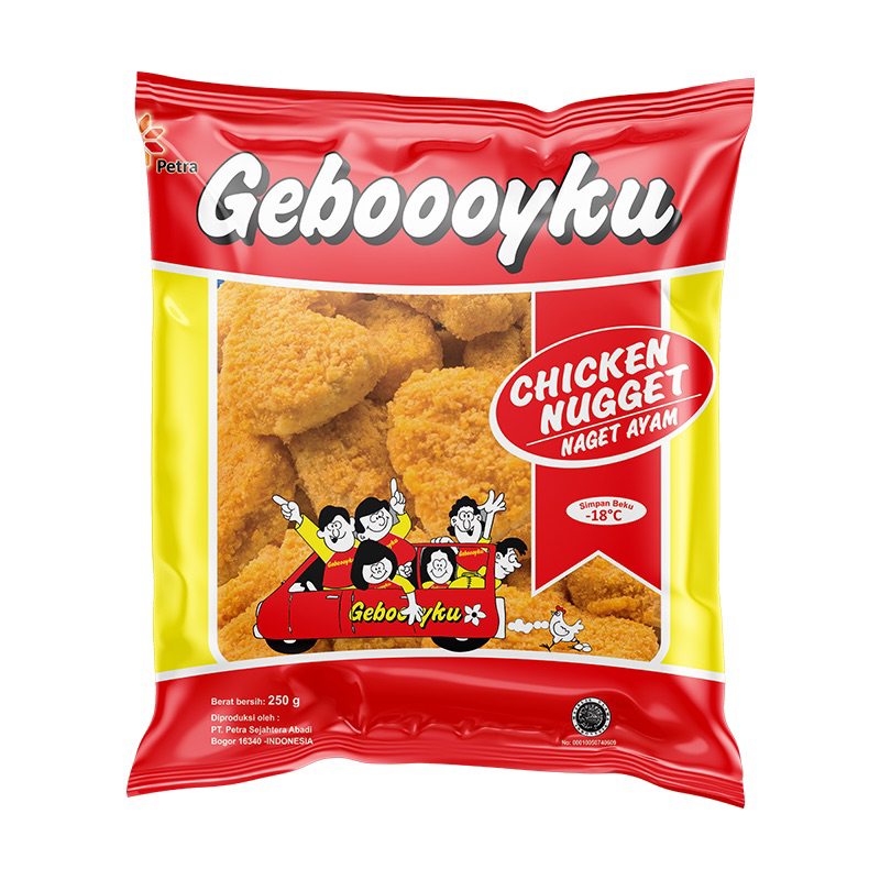 Jual Geboooyku Nuget Ayam 250 Gram | Shopee Indonesia