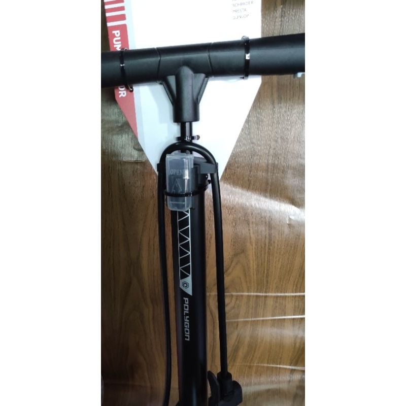 Jual Floor Pump Pompa Lantai Sepeda Dan Motor POLYGON | Shopee Indonesia