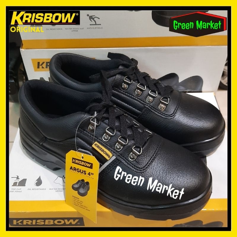 Jual Krisbow Sepatu Safety ARGUS 4 inch | Shopee Indonesia
