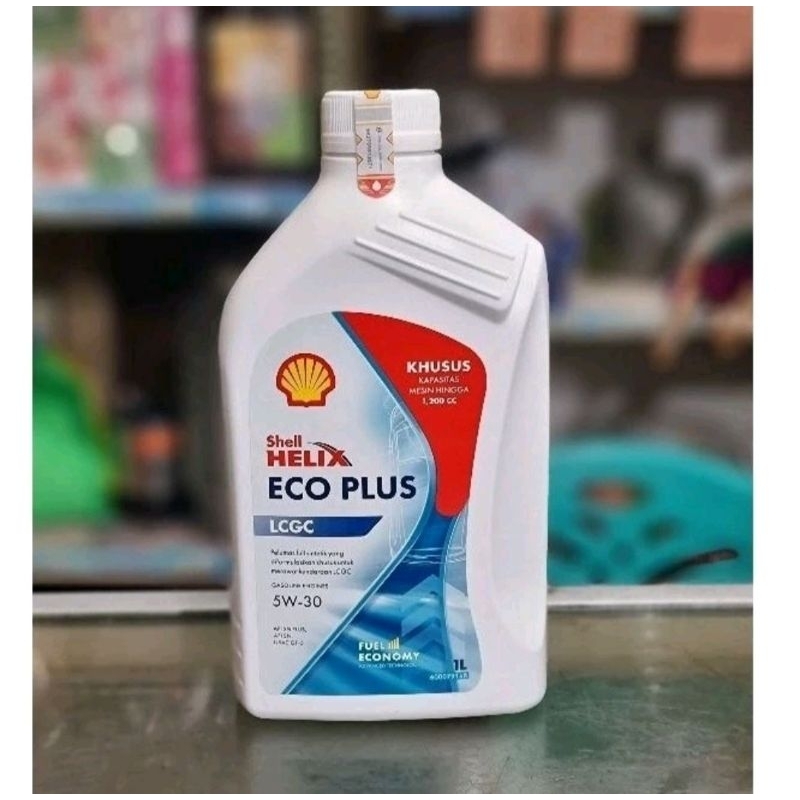Jual oli shell helix eco plus lcgc sae 5w-30 isi 1 liter tembus ...
