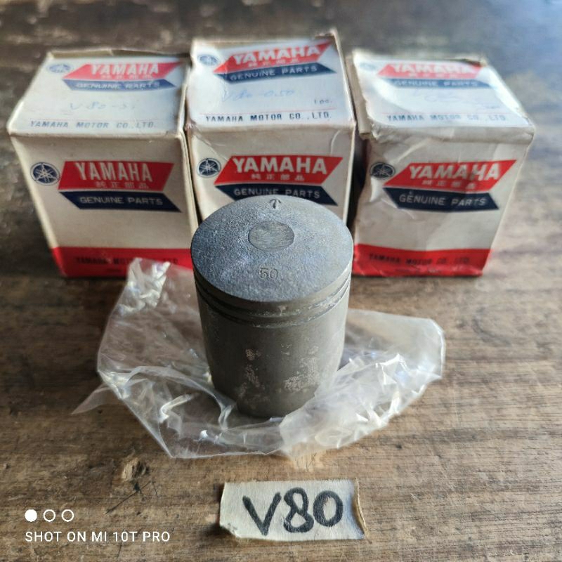 Jual Piston Only Yamaha V75 V80 25 50 100 Original Yamaha | Shopee ...