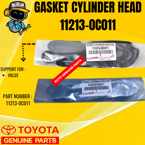 Jual GASKET CYLINDER HEAD 11213-0C011 FOR HILUX ORIGINAL TOYOTA ...