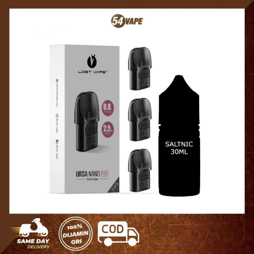 Jual Cartridge Ursa Nano + Liquid Saltnic 30ml | Shopee Indonesia