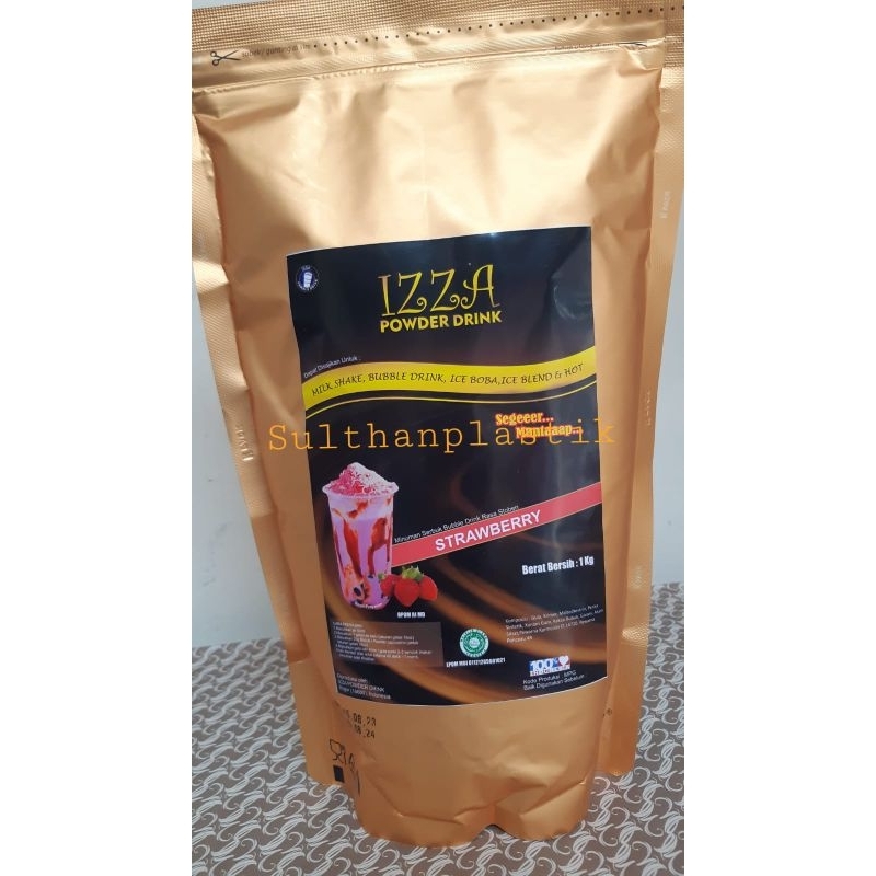 Jual Bubuk minuman Instant Izza Powder Drink 1kg Bubuk Greentea ...