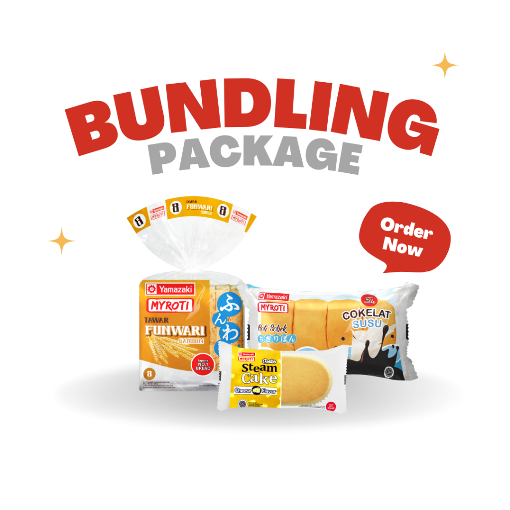 Jual Yamazaki MyRoti - Roti Tawar Funwari Gandum dan Manis Family Set 3 ...