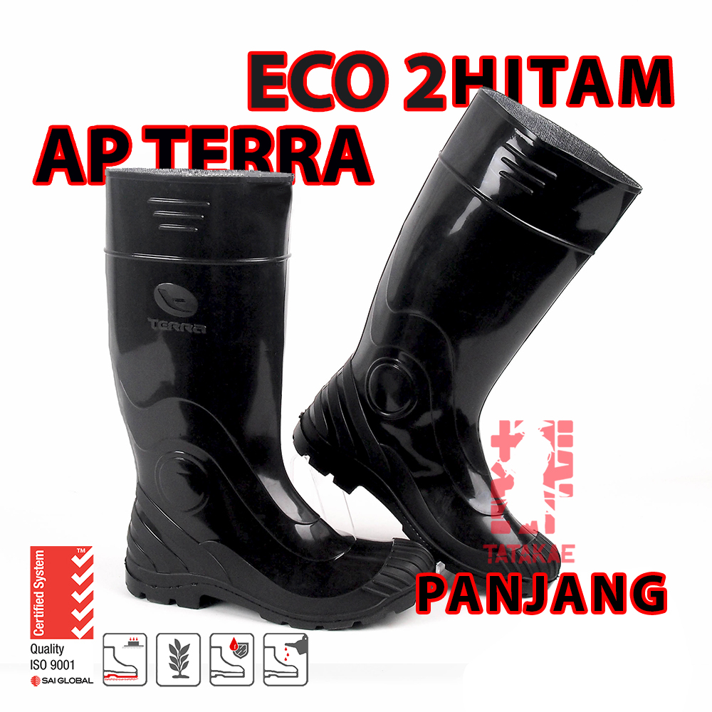 Jual Sepatu AP Boots AP TERRA ECO 2 HITAM Sepatu Proyek Berkebun ...