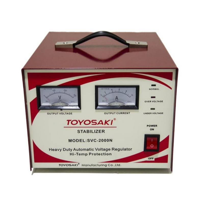Jual Stabilizer Listrik Toyosaki SVC 2000N Penstabil Listrik 2000W SNI ...