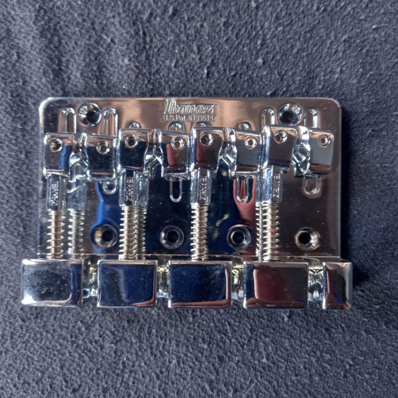 Jual Bridge bass 4 string original Ibanez Chrome tebal | Shopee Indonesia